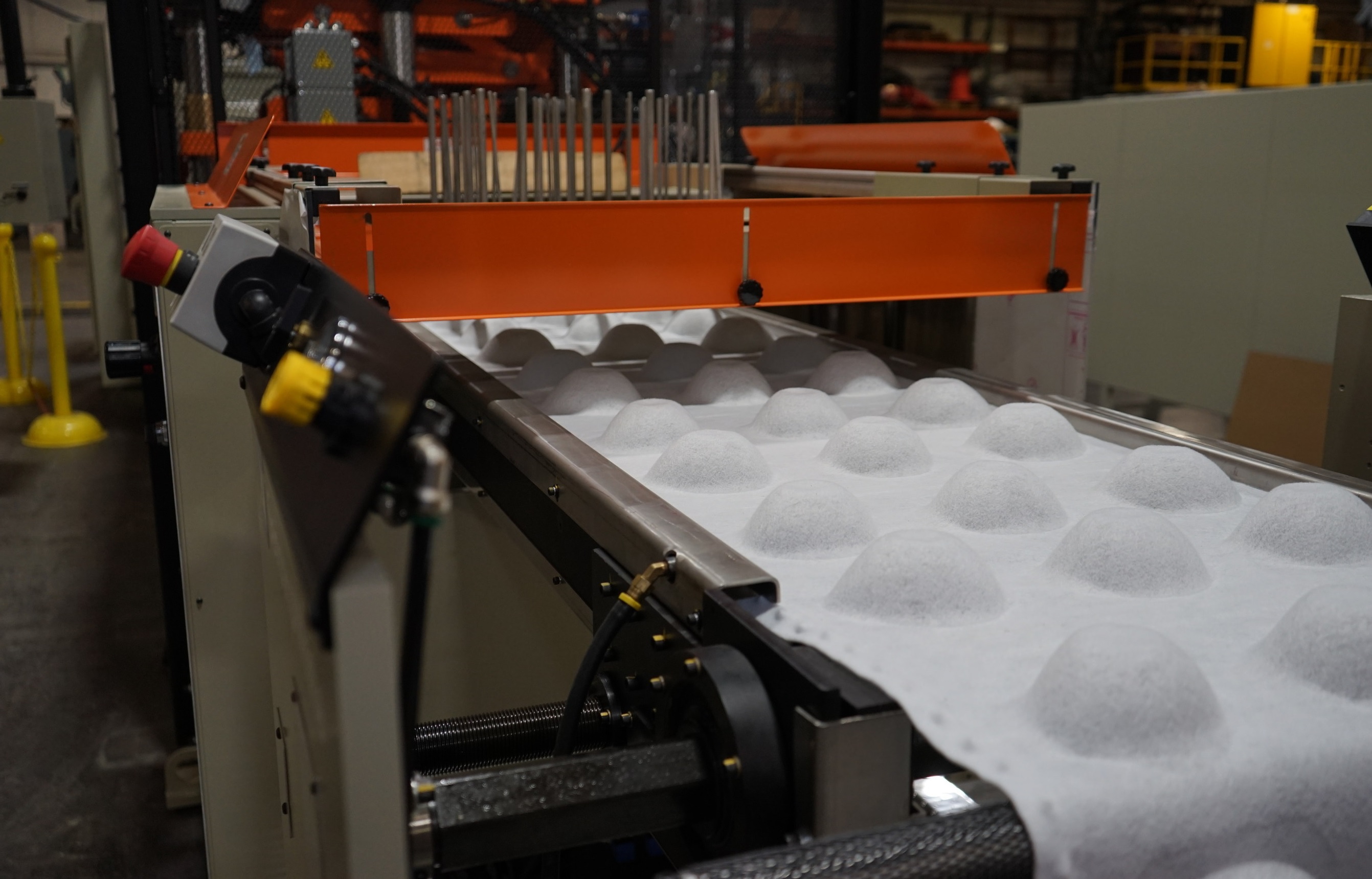Thermoforming machines modified for face masks