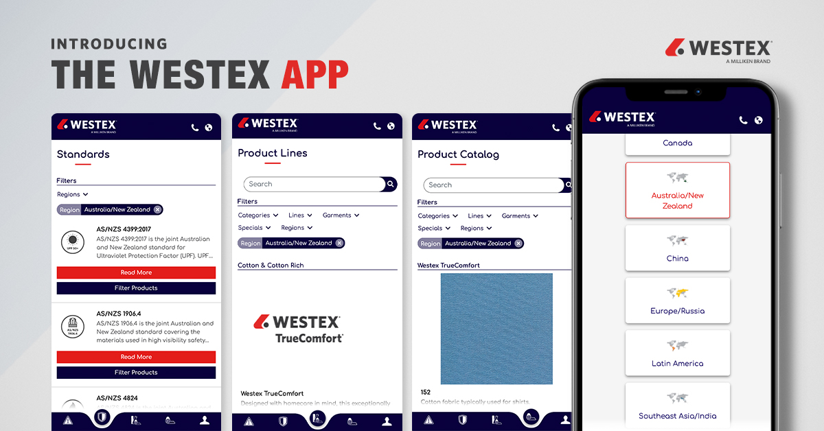 Westex launches App for FR/AR product selection