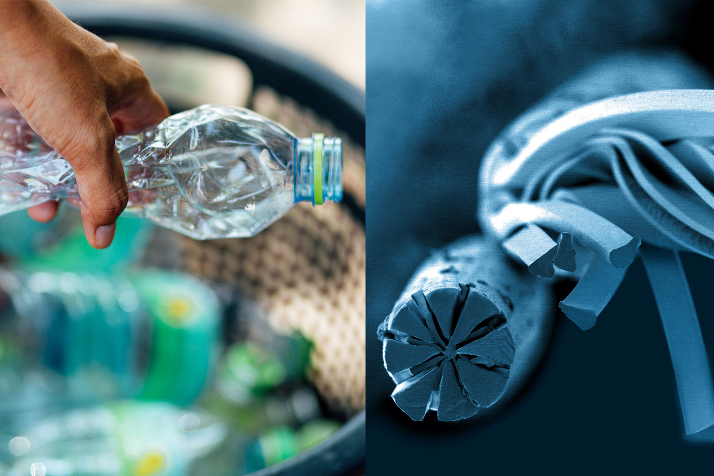 Evolon RE is 70% recycled PET