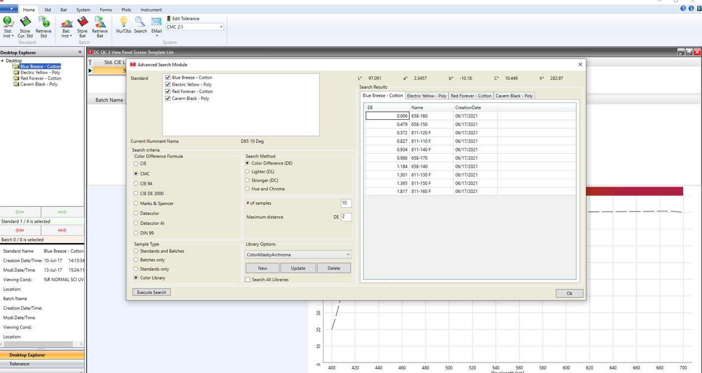 Color Atlas from Archroma and Datacolor