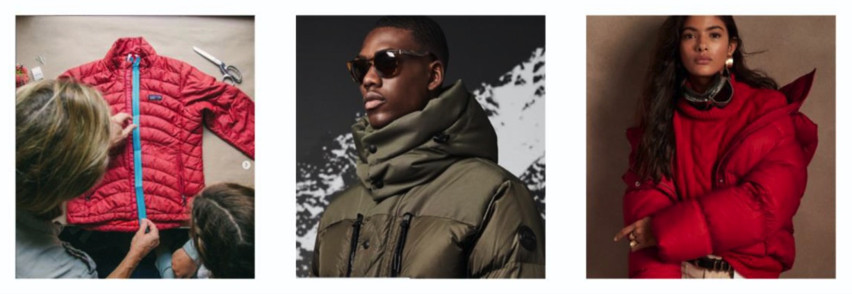 Brands commit to recycled down