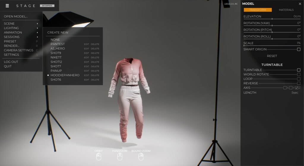 Digital twin technology in VStitcher fashion design