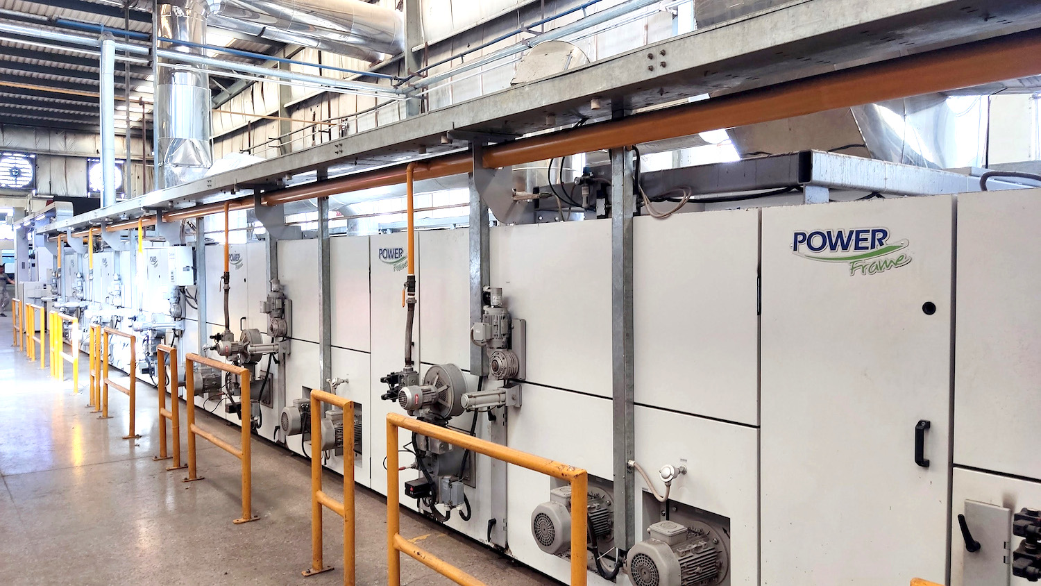 Brückner Power Frame a winner for Indigo Textile