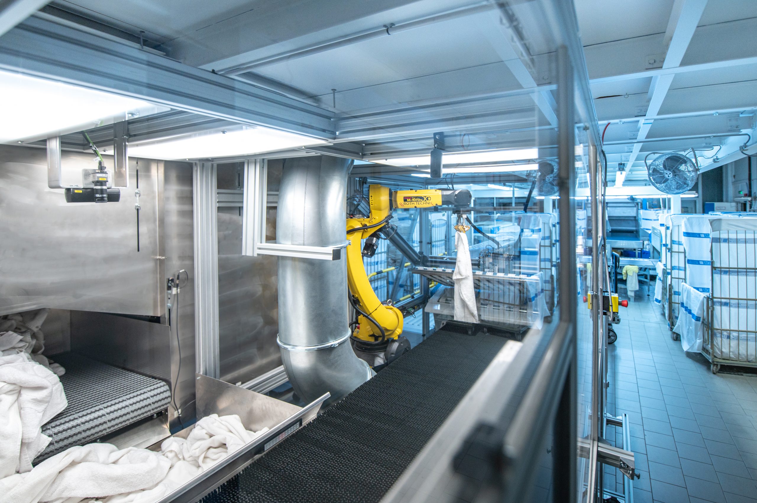 Robots enter the laundry