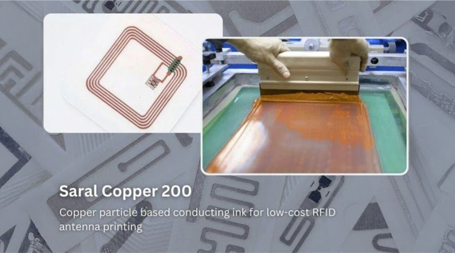 Benefits of copper inks for low-cost RFID antennas
