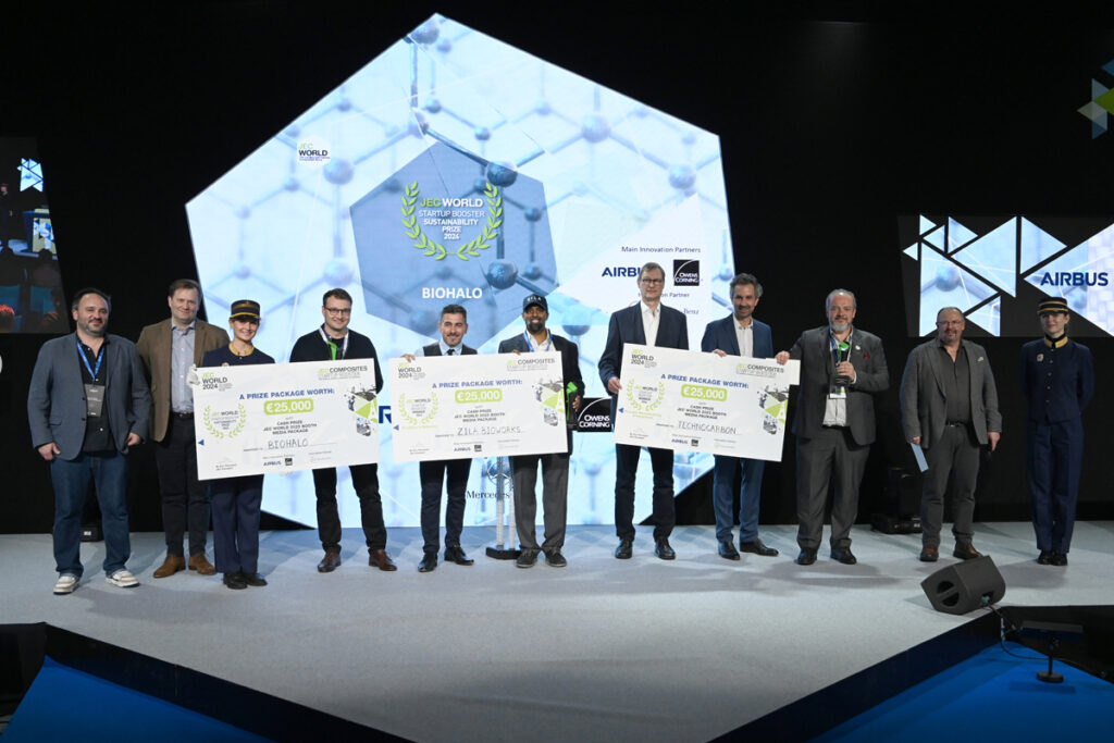 Finalists announced for the 2025 JEC Composites Startup Booster