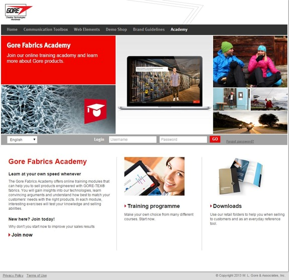 Gore to launch new e-learning platform