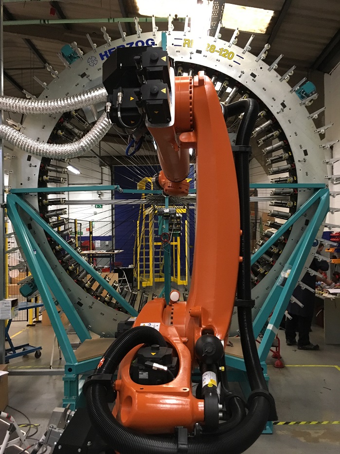 Robotic over-braiding facility launched