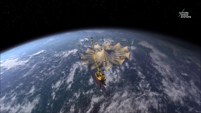 Researchers knit satellite antenna for outer space