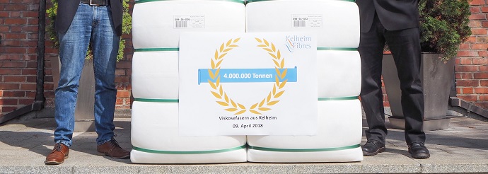 Kelheim Fibres celebrates 4,000,000 tonnes of viscose fibres