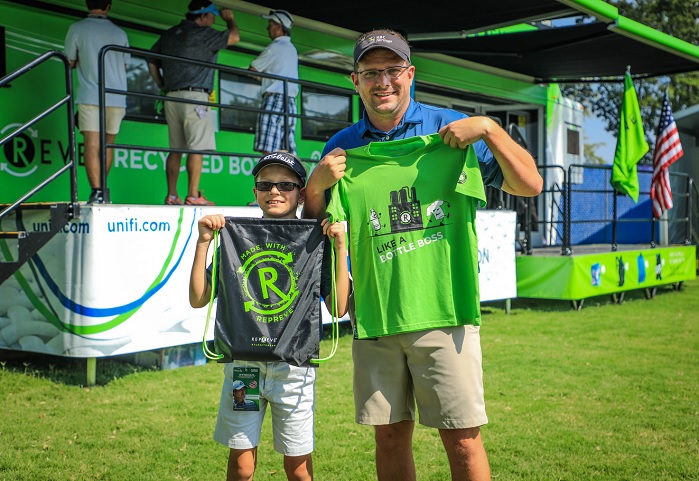 Unifi champions recycling at Wyndham Championship