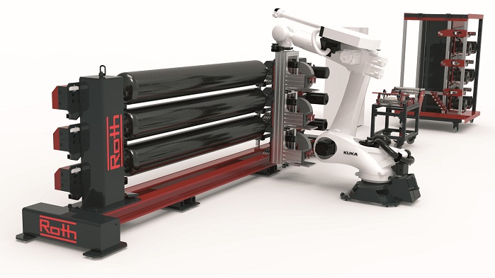 Roth introduces robot filament winding machines